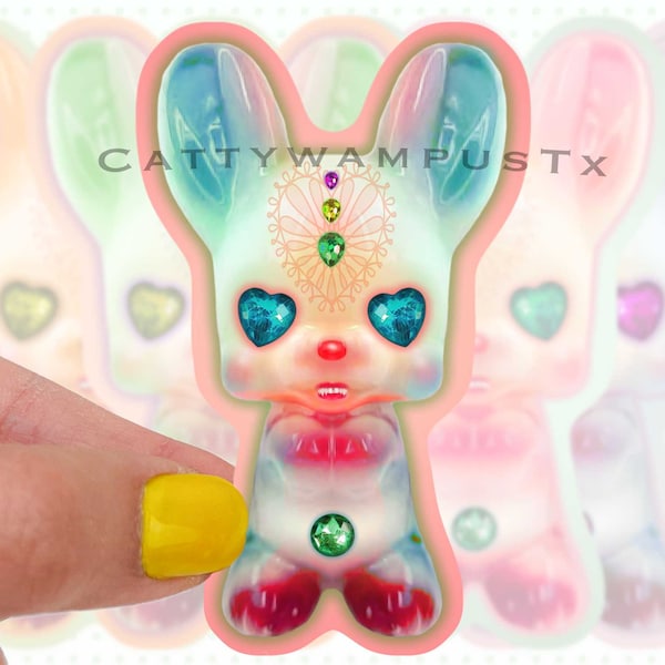 Creepy Weird Stickers - Etsy