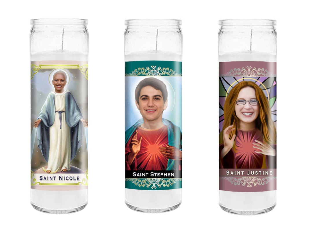 Custom Saint Candle Funny Personalized Gift Custom Prayer Candle for ...