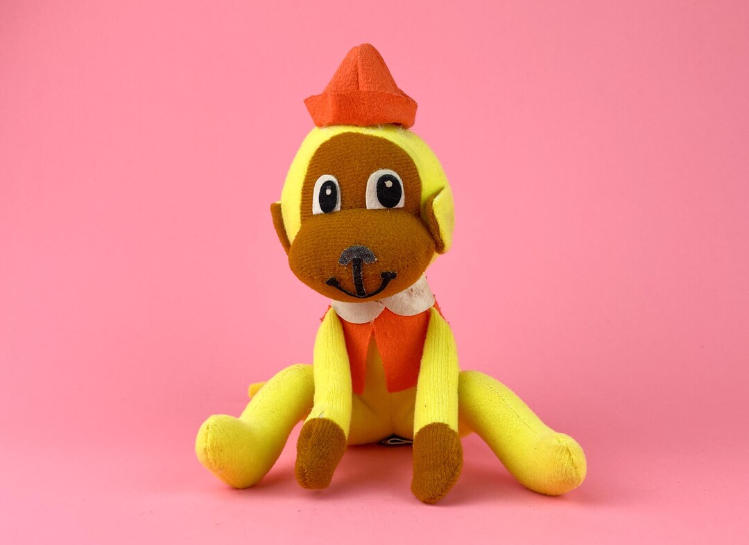 Vintage Dream Pets Stuffed Monkey | Mid-century Plush Toy Kitschy ...