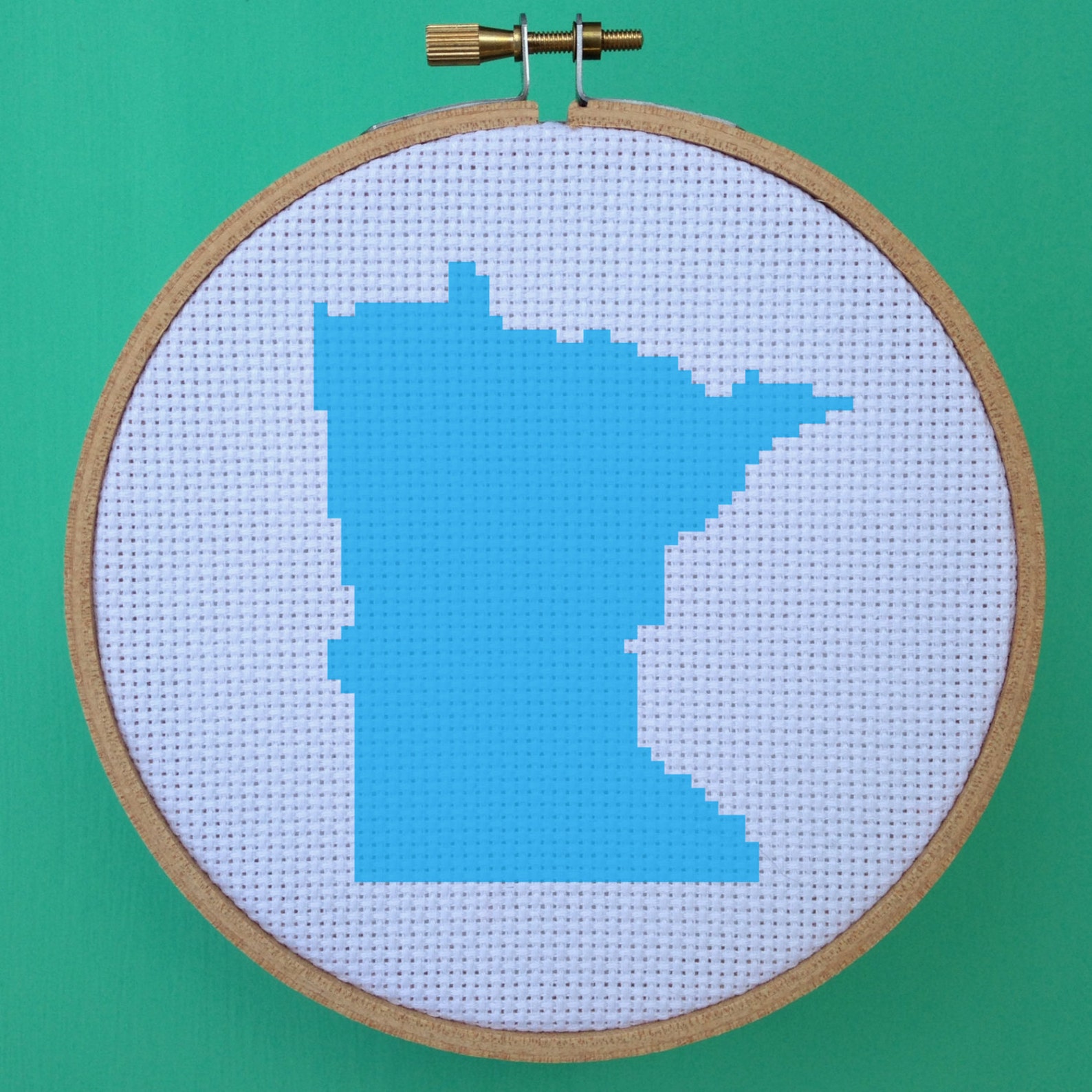 Minnesota Cross Stitch Pattern United States Cross Stitch - Etsy