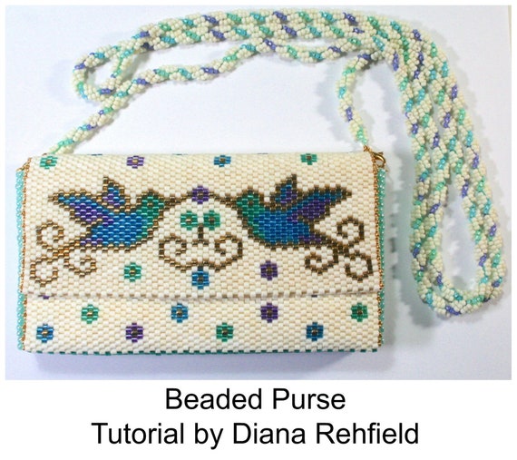 Beaded Purse Tutorial PDF - Etsy