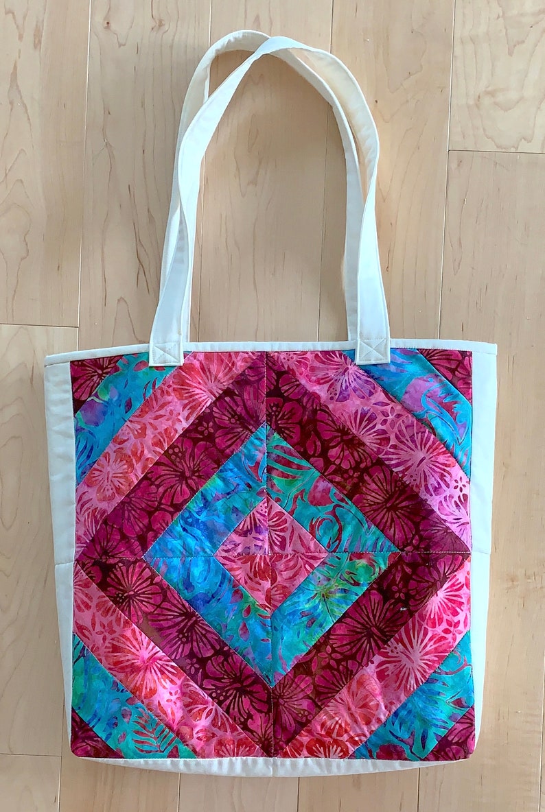 Quilted Tote Bag Tutorial PDF | Etsy