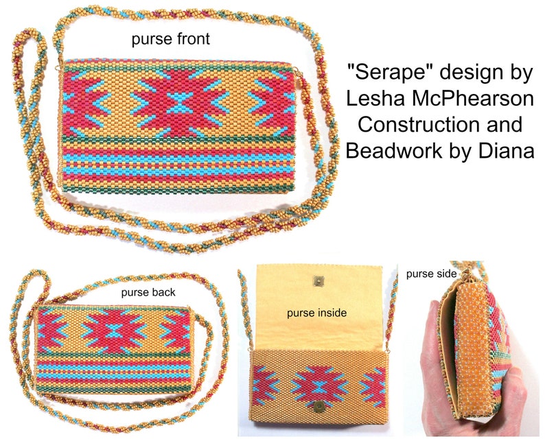 Beaded Purse Tutorial (PDF) - Etsy