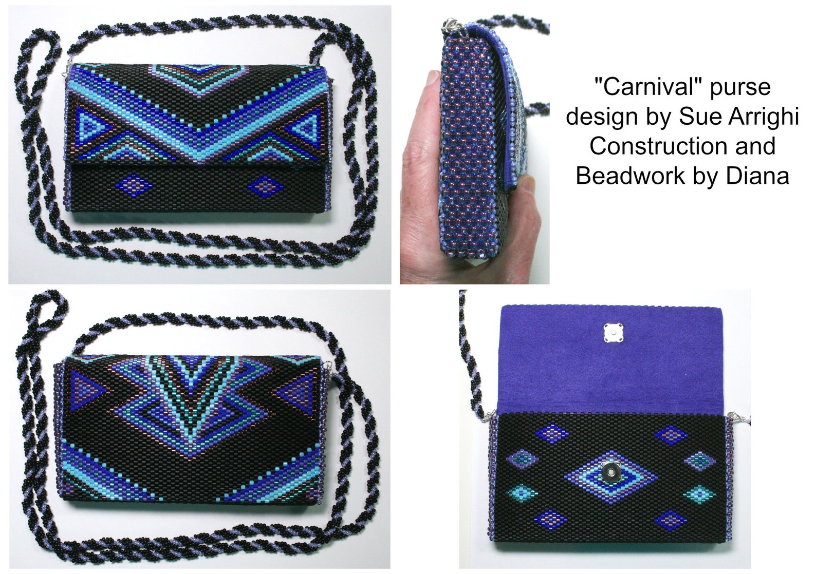 Beaded Purse Tutorial (PDF) - Etsy