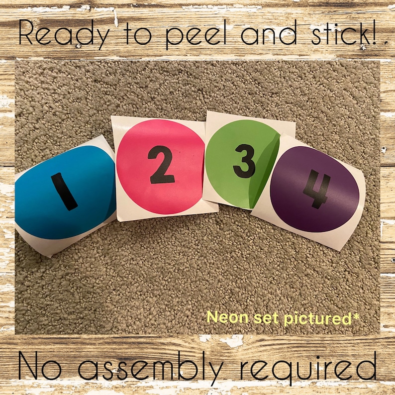 Vinyl Classroom Line up Dots Multiple Quantities & Colors Available - Etsy