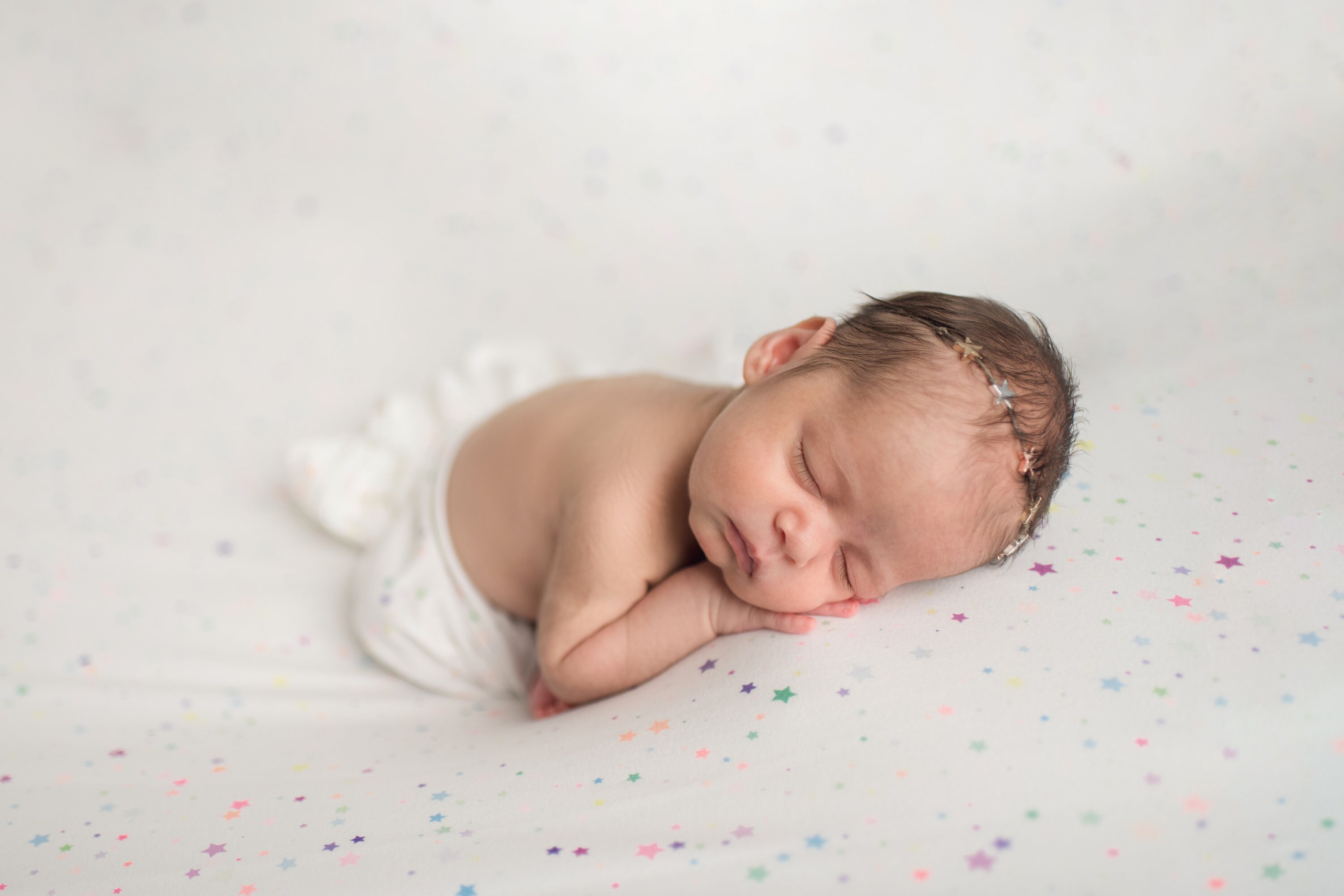 Newborn Girl Star Headband - Astral Headband - Star-themed Newborn ...
