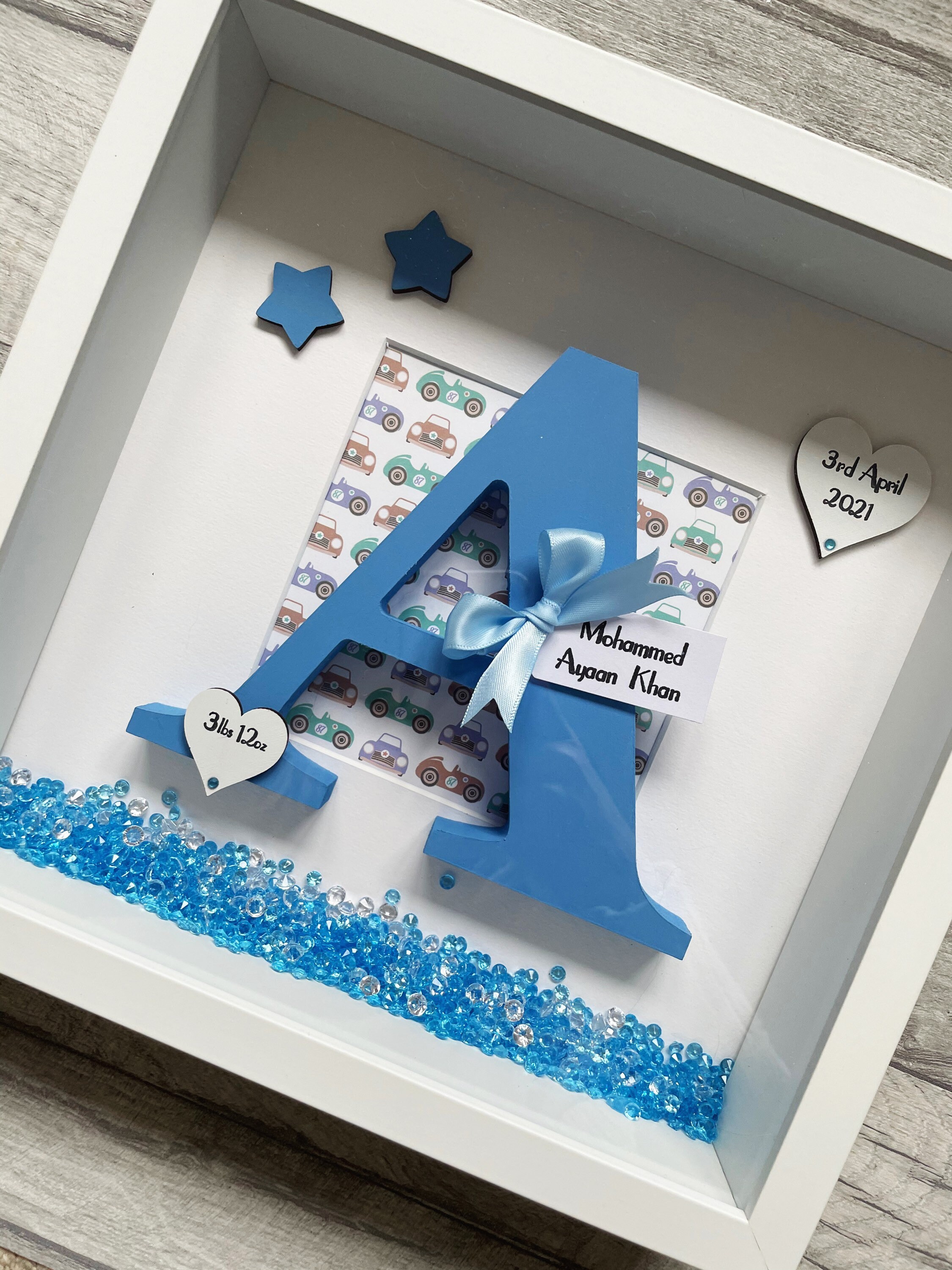 Personalised Name Frame - Nursery Decor - Initial Frame - Perfect for ...