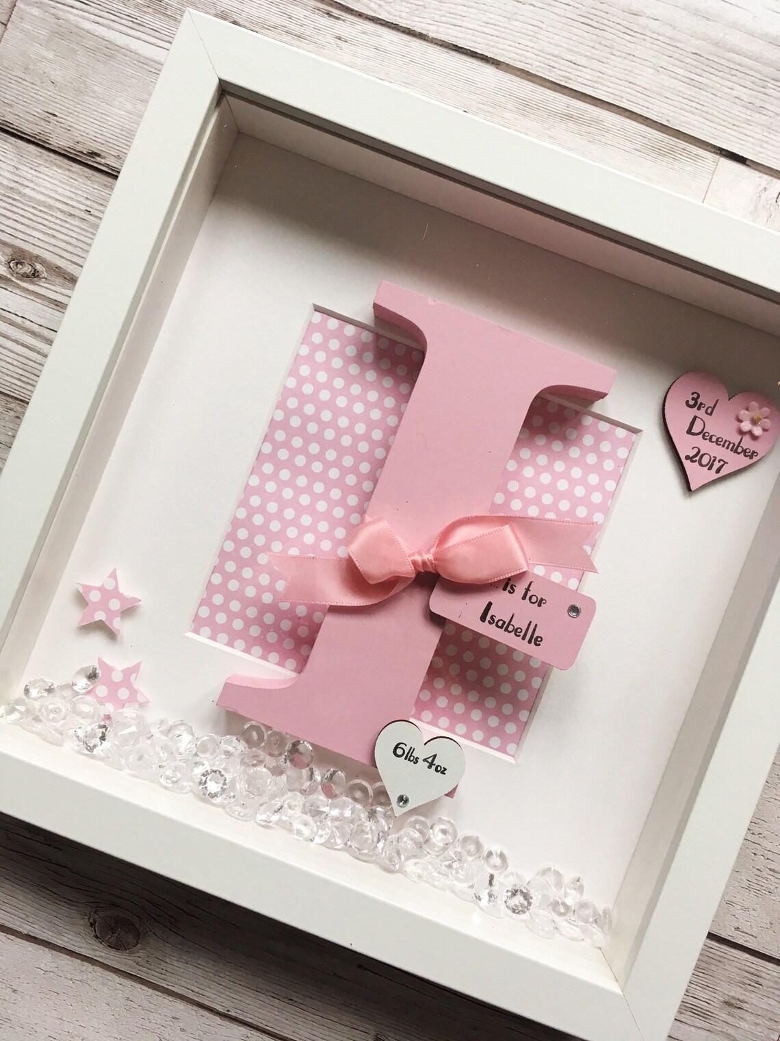 Initial Frame New Baby Frame Name Frame Wooden Letter | Etsy