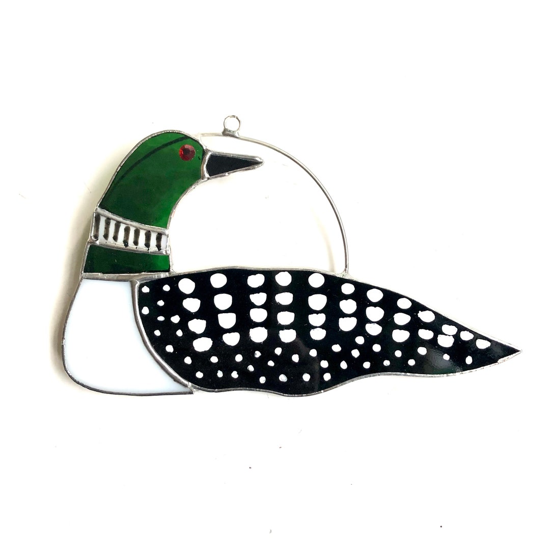 LOON - Suncatcher - Window Ornament - COTTAGE Decor - Nature Gift ...