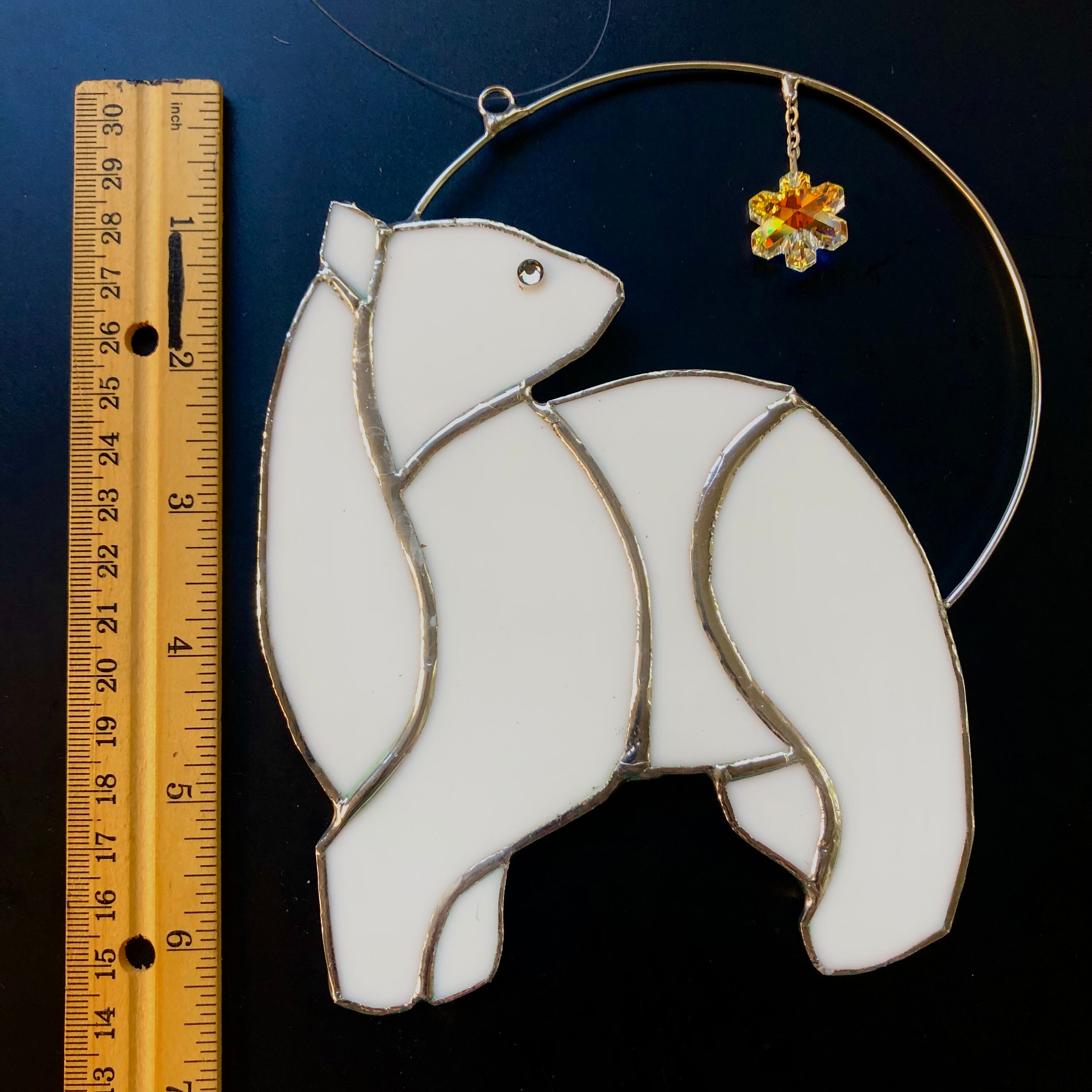 POLAR BEAR Suncatcher - White Bear - Symbol of the North - Polar Bear ...