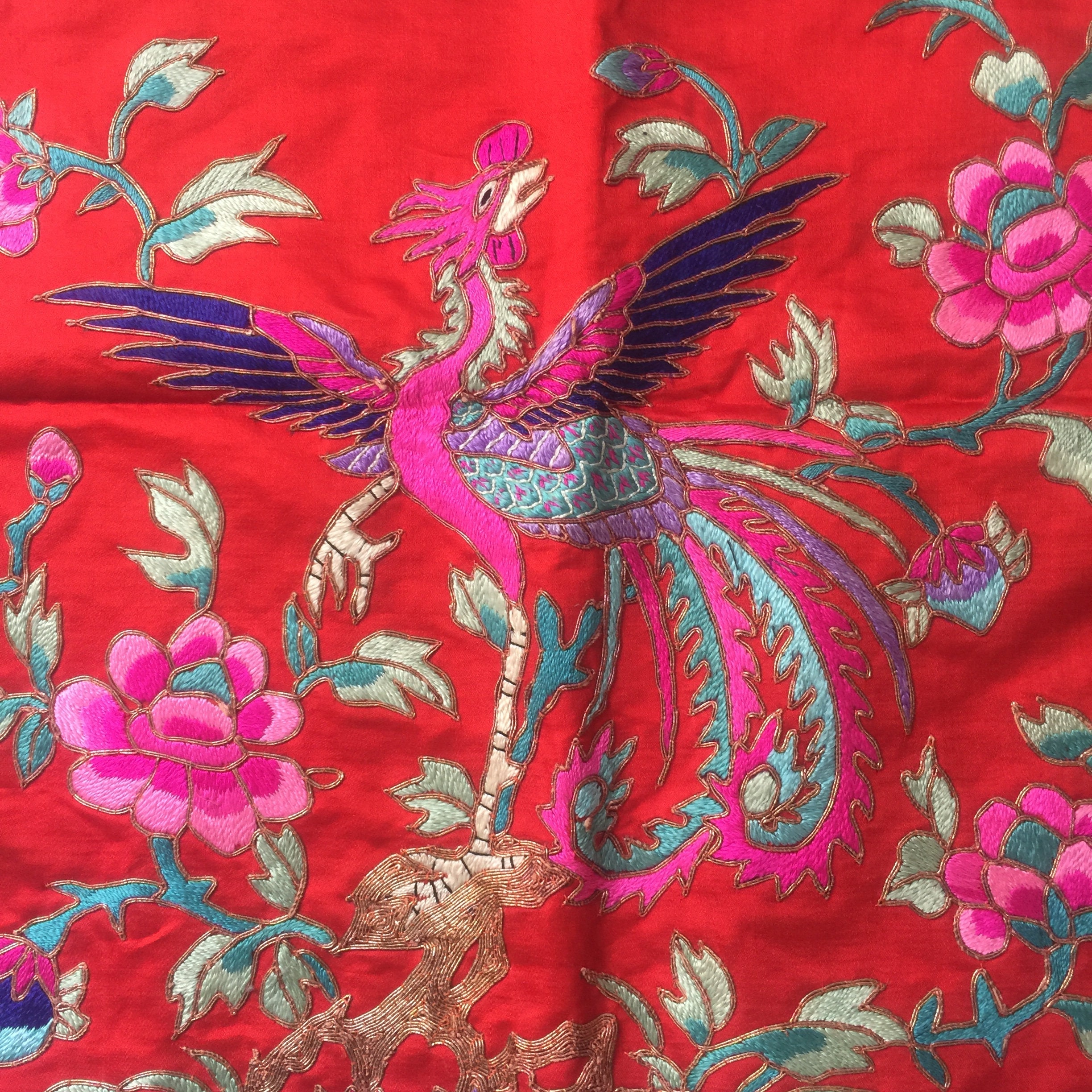 Chinese Embroidery Phoenix QING / Republican Period - Etsy Canada