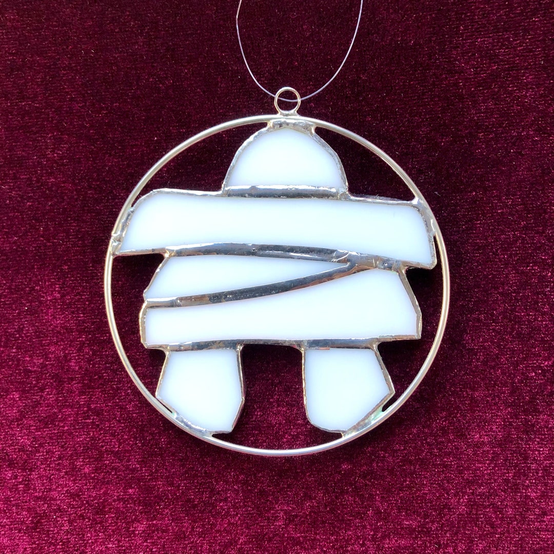 INUKSHUK Stained Glass Northern Symbol of Friendship and Hope Debera ...