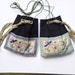 SCENT POUCHES Vintage Chinese Pair of Scent Pouches Cross Stitch ...