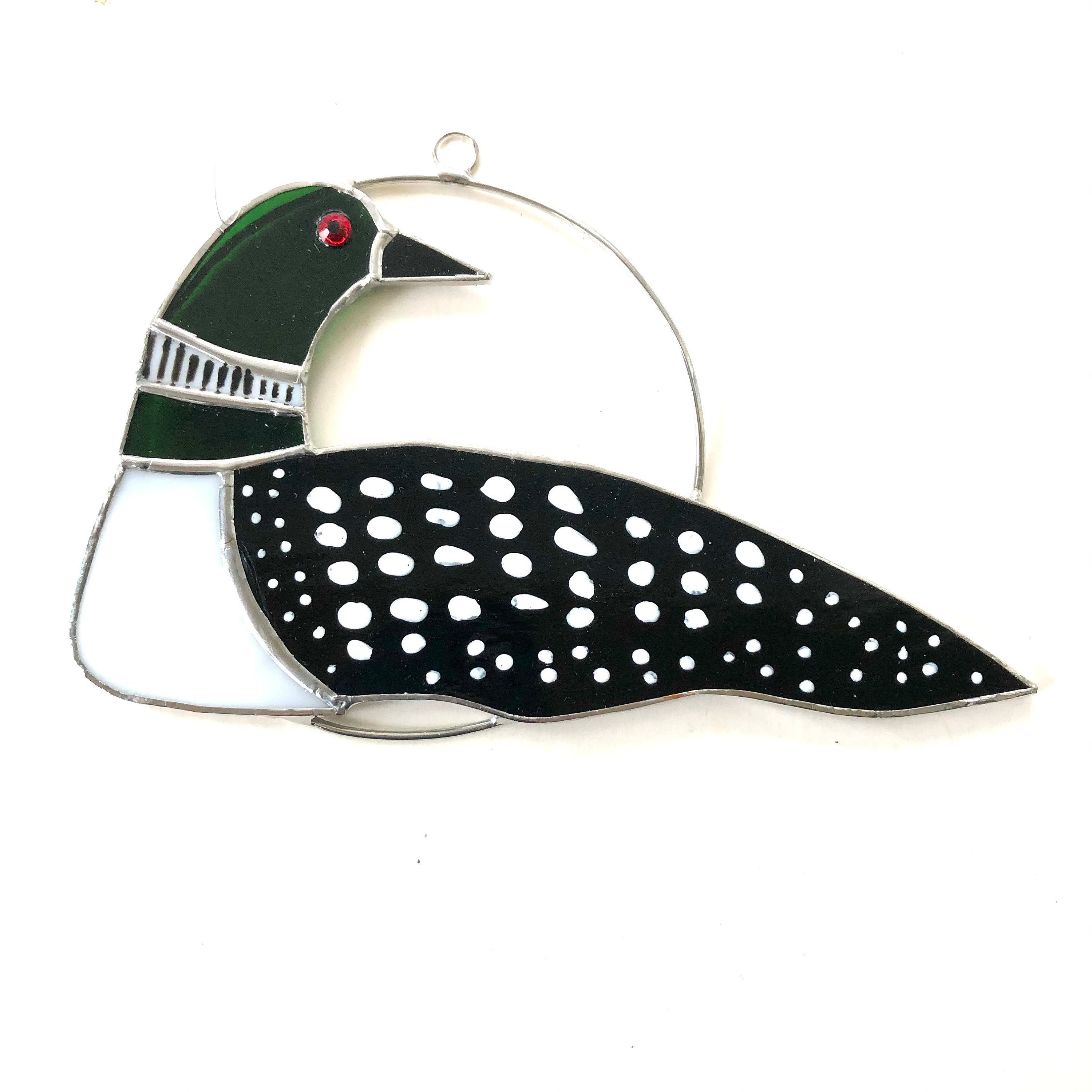 LOON Suncatcher Window Ornament COTTAGE Decor Nature | Etsy