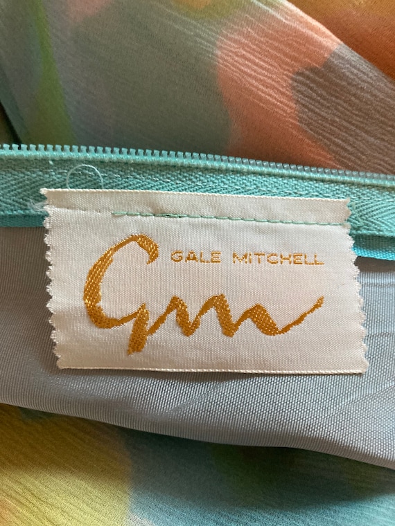 Vintage 1960’s Floral Maxi Cocktail Dress by Gale Mit… - Gem