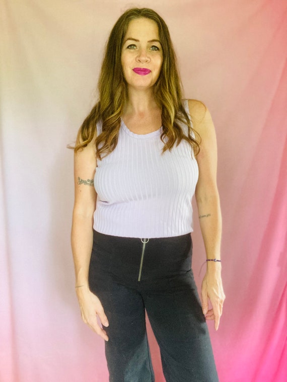 Vintage 1970s Ribbed tank - Gem