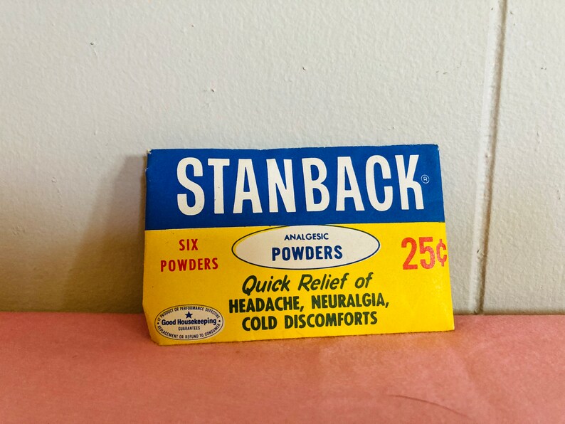 Vintage Stanback Powders Envelopes Headache Medicine - Etsy