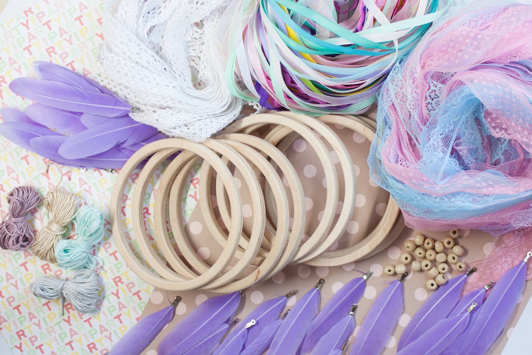 DIY Dreamcatcher Kit Party Girls Slumber Party Favors Kids Birthday ...