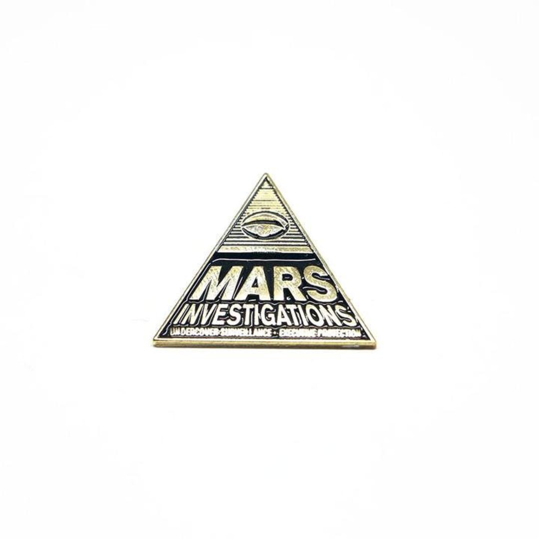 Mars Investigations black and Gold Veronica Mars Soft Enamel Pin - Etsy