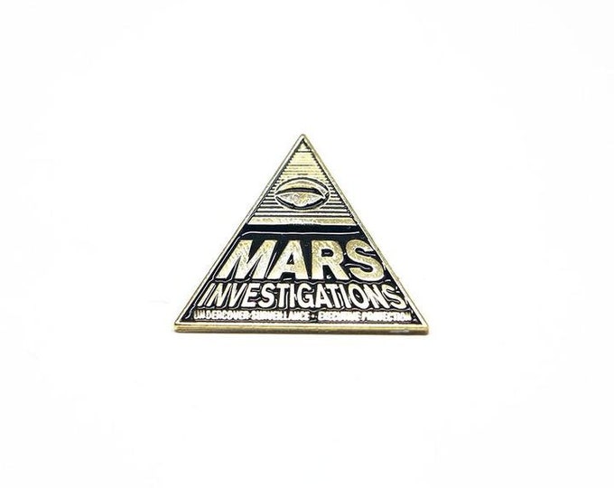 Mars Investigations (black and Gold) - Veronica Mars Soft Enamel Pin - Etsy
