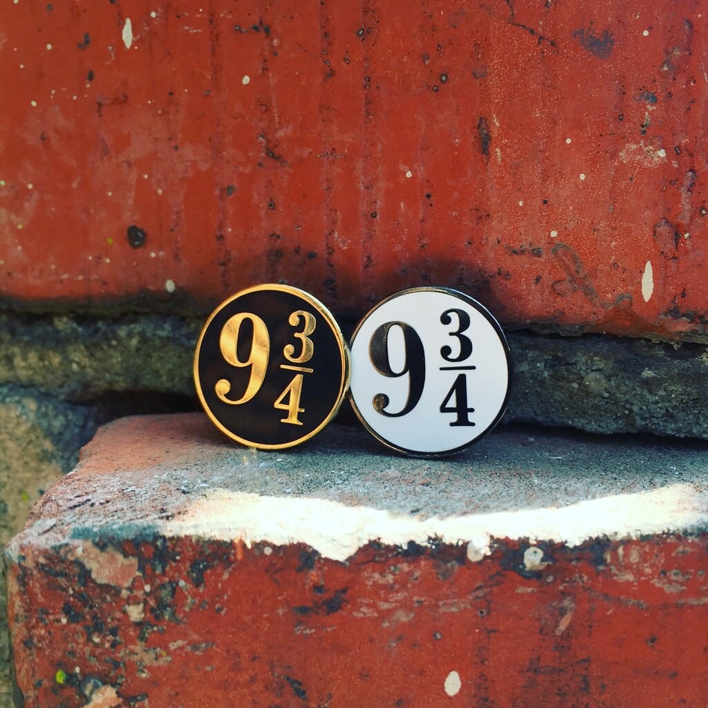 Nine and Three-quarters 2 Pin Pack Hard Enamel Pin - Etsy