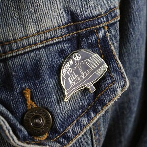 Joker Helmet - Full Metal Jacket Hard Enamel Pin - Etsy