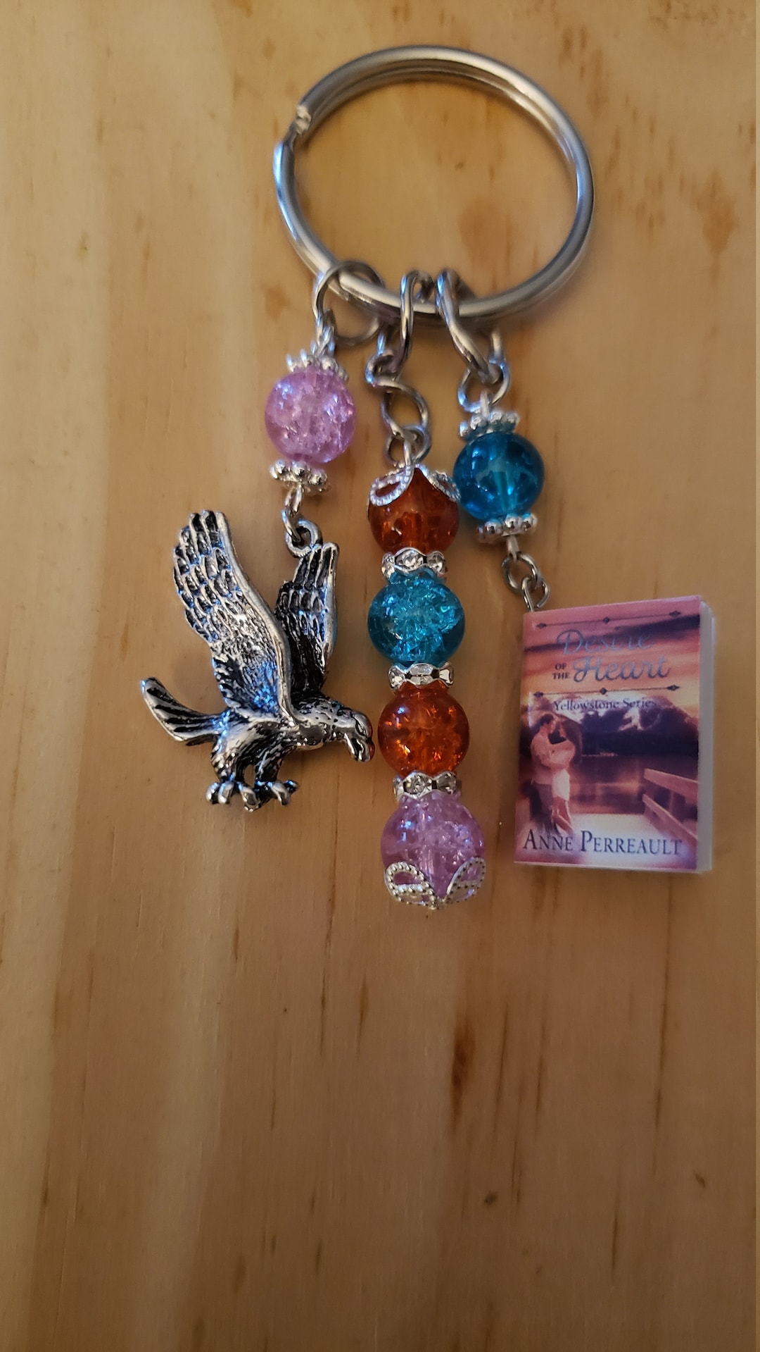 Custom Miniature Book Key Chain - Etsy