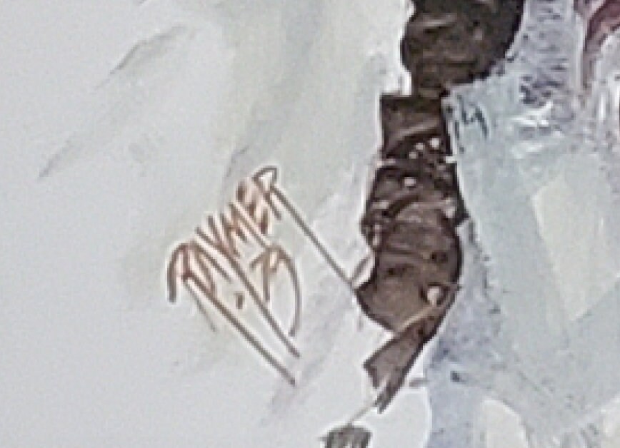 RARE & Collectible: Signed Painting by Ron Raymer, Original Frame ...