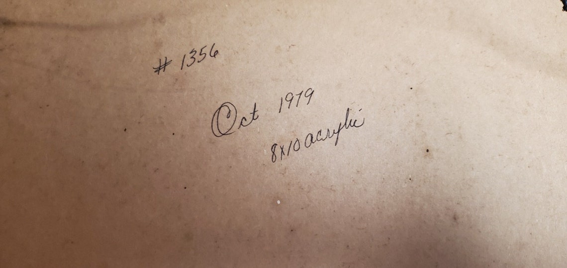 RARE & Collectible: Signed Painting by Ron Raymer, Original Frame ...