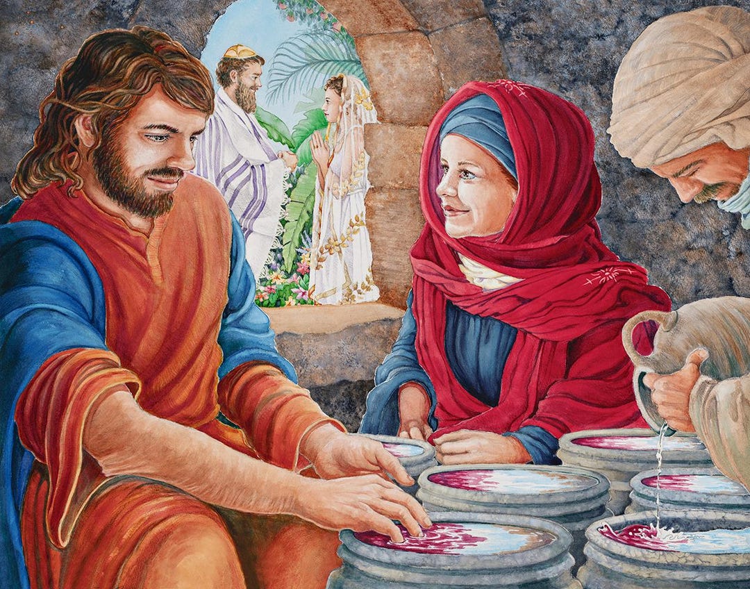 Miracle at Cana Giclée Art Print, 10 X 8 Inches - Etsy