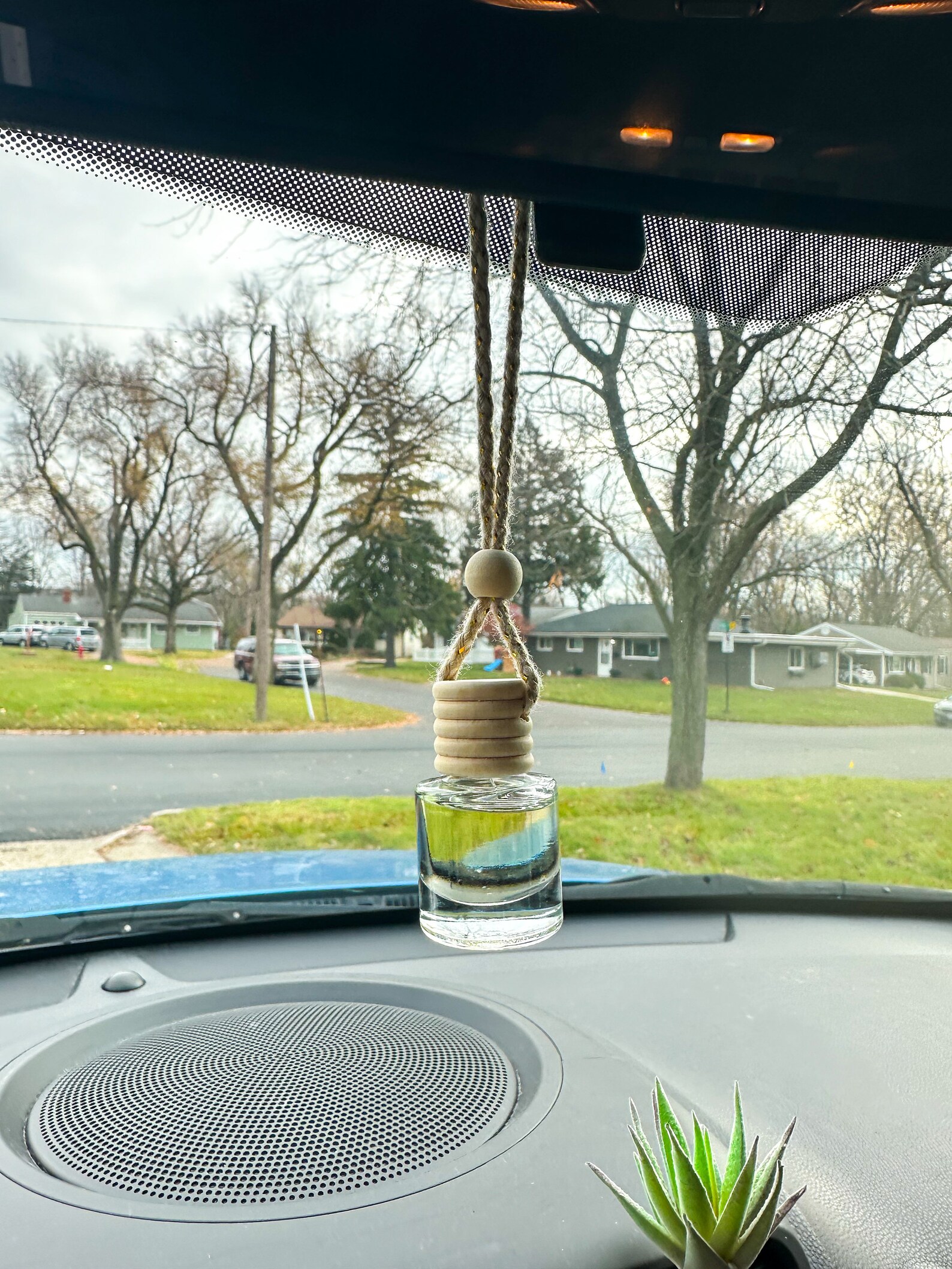 Hanging Car Freshie | Car Essential Oil Diffuser | Car Air Freshener - Etsy