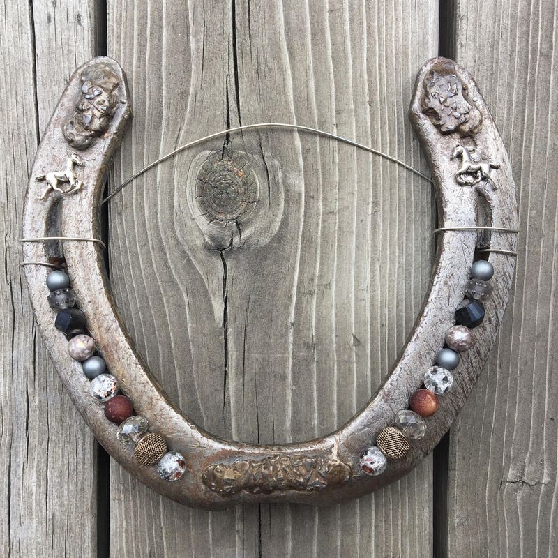 Decorated Horseshoes - Etsy