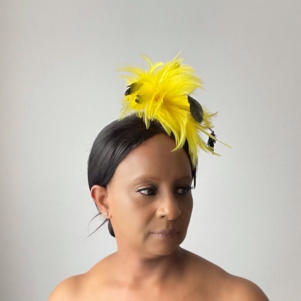 Feather Fascinator - Etsy