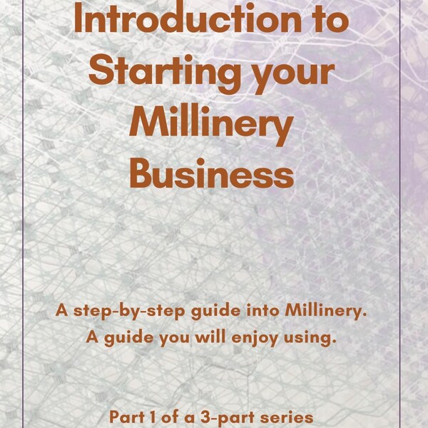 Millinery Book - Etsy