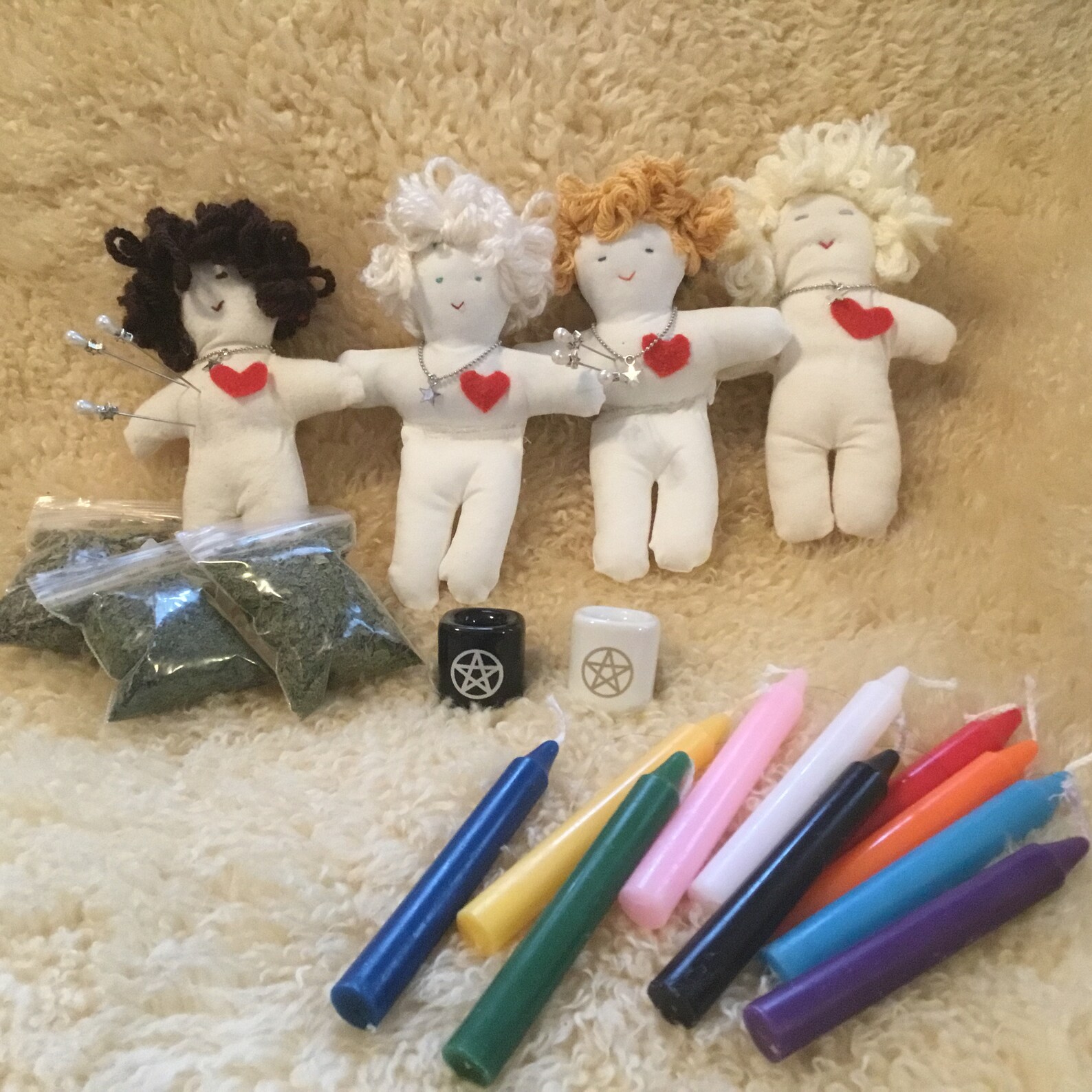 Witch Poppet Candle Spell Poppet Voodoo Poppet Witchcraft - Etsy