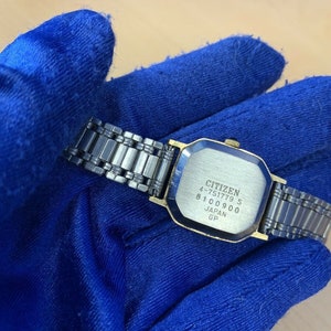 Citizens CASTALIA Gold Plated Stainless Steel Quartz Vintage LADIES ...