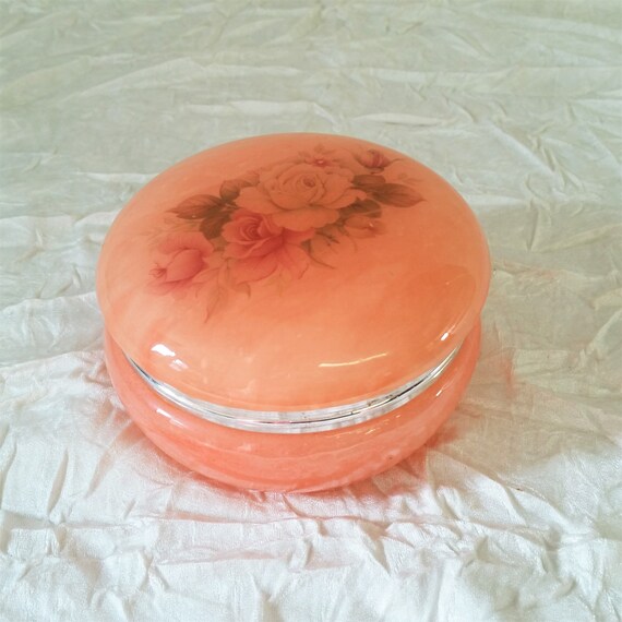 Genuine Alabaster Trinket Bowl Hand Carved in Italy, … - Gem