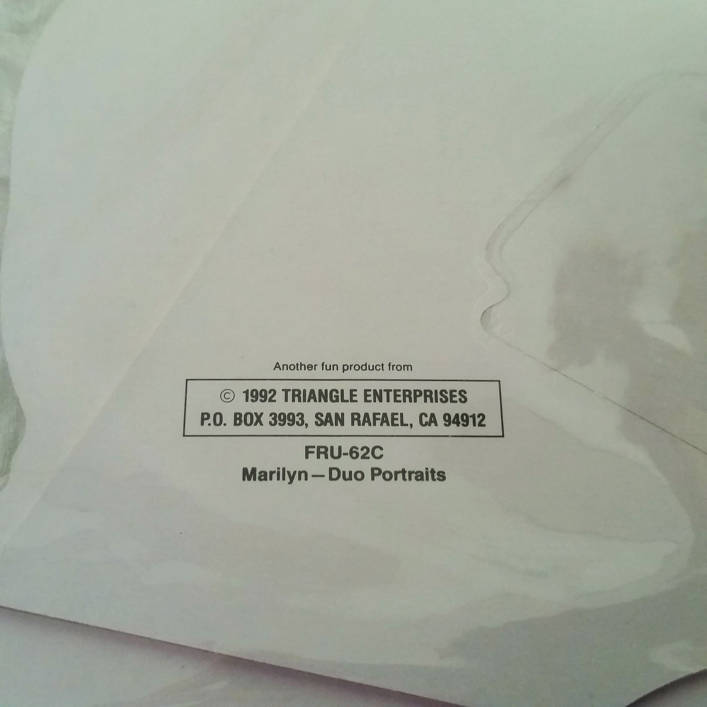 Marilyn Duo Portraits Cardboard Stand Up Triangle Enterprises | Etsy