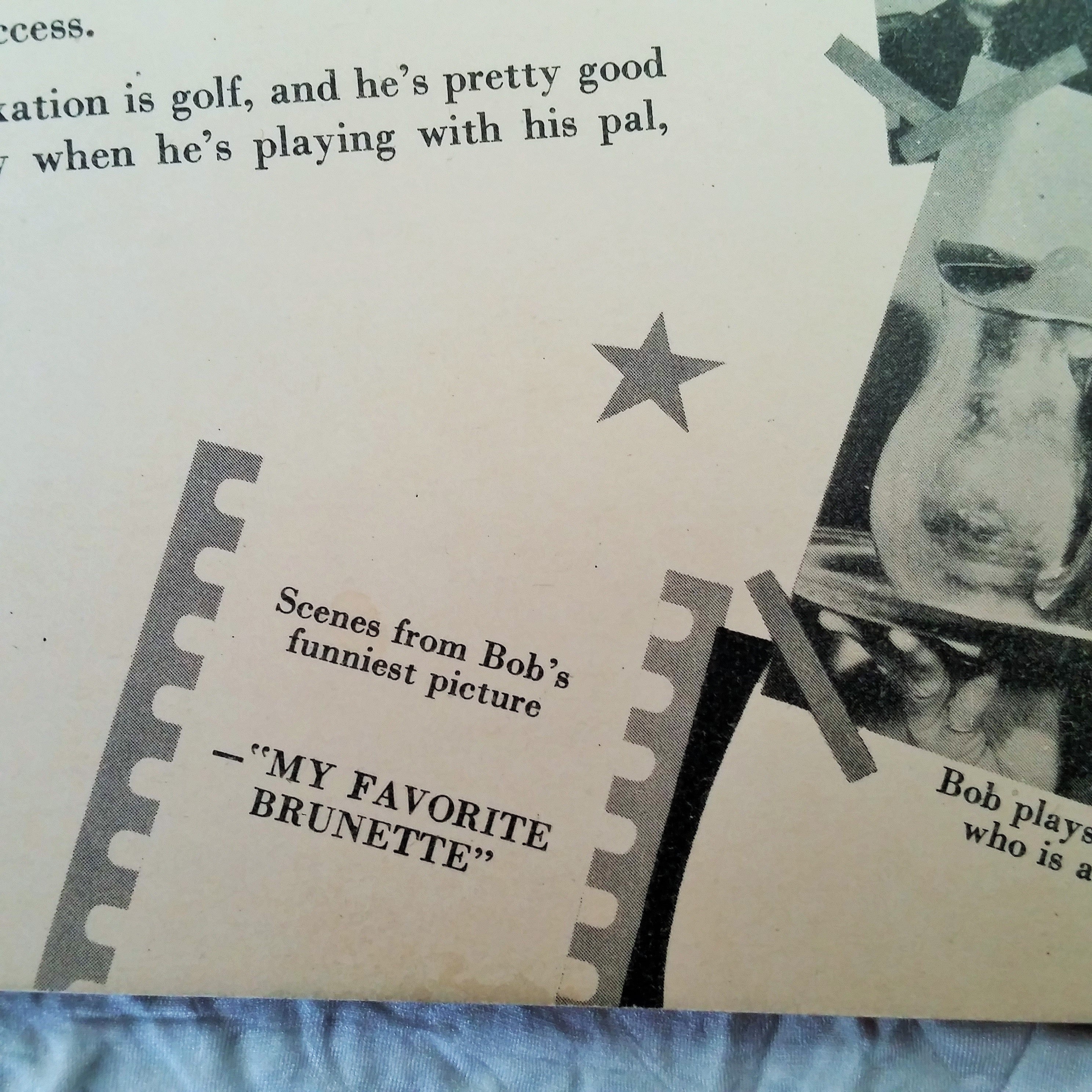 1948 Bob Hope Colour Portrait / Lobby Card Paramount's | Etsy