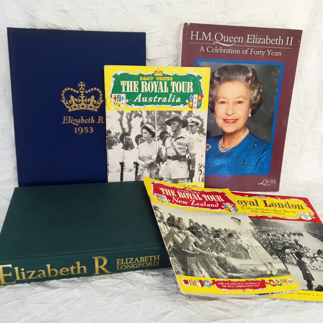 Queen Elizabeth II Book Collection - Coronation, Australian Tour, 40 ...