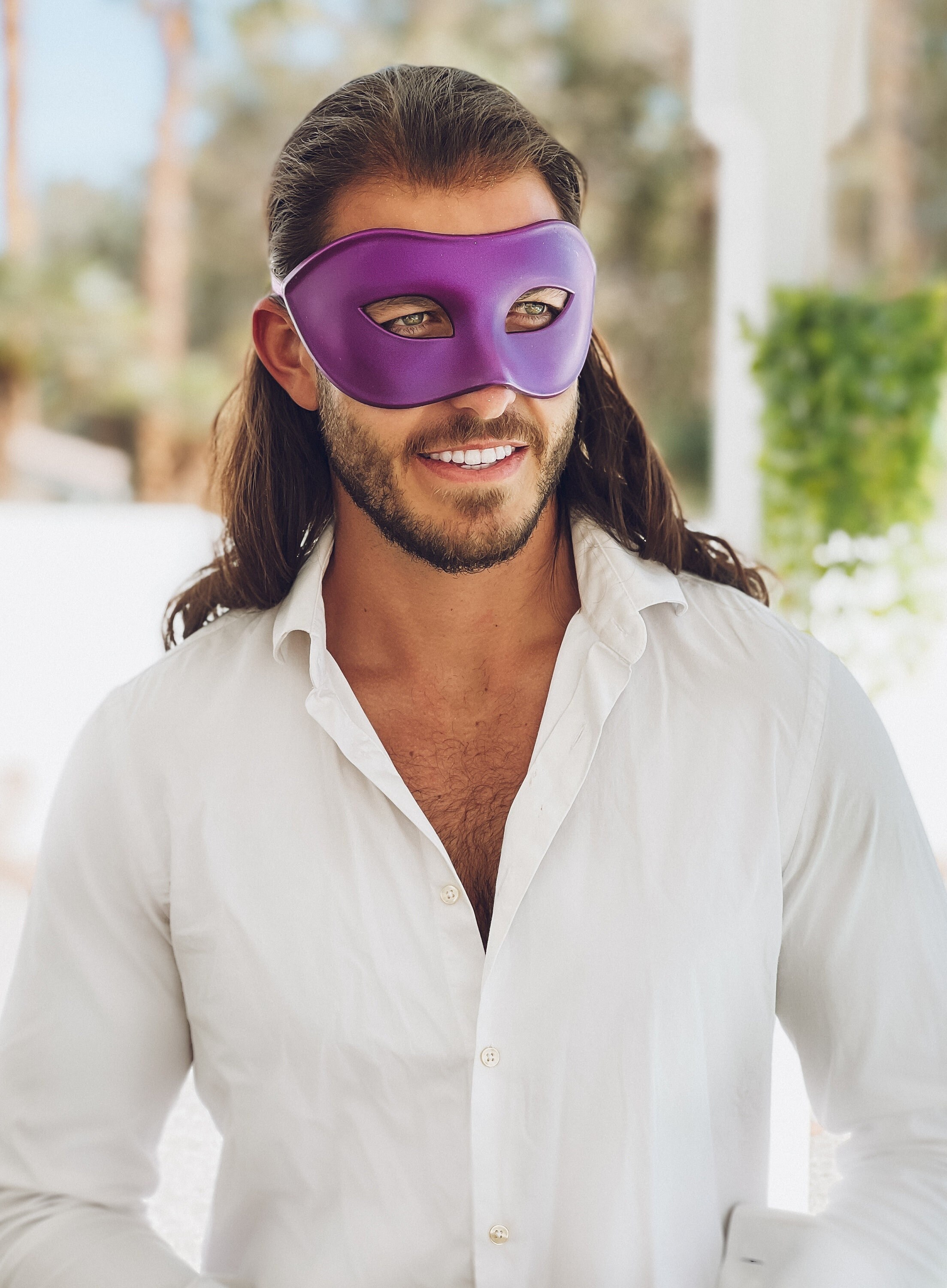 Purple Masquerade Masks For Men