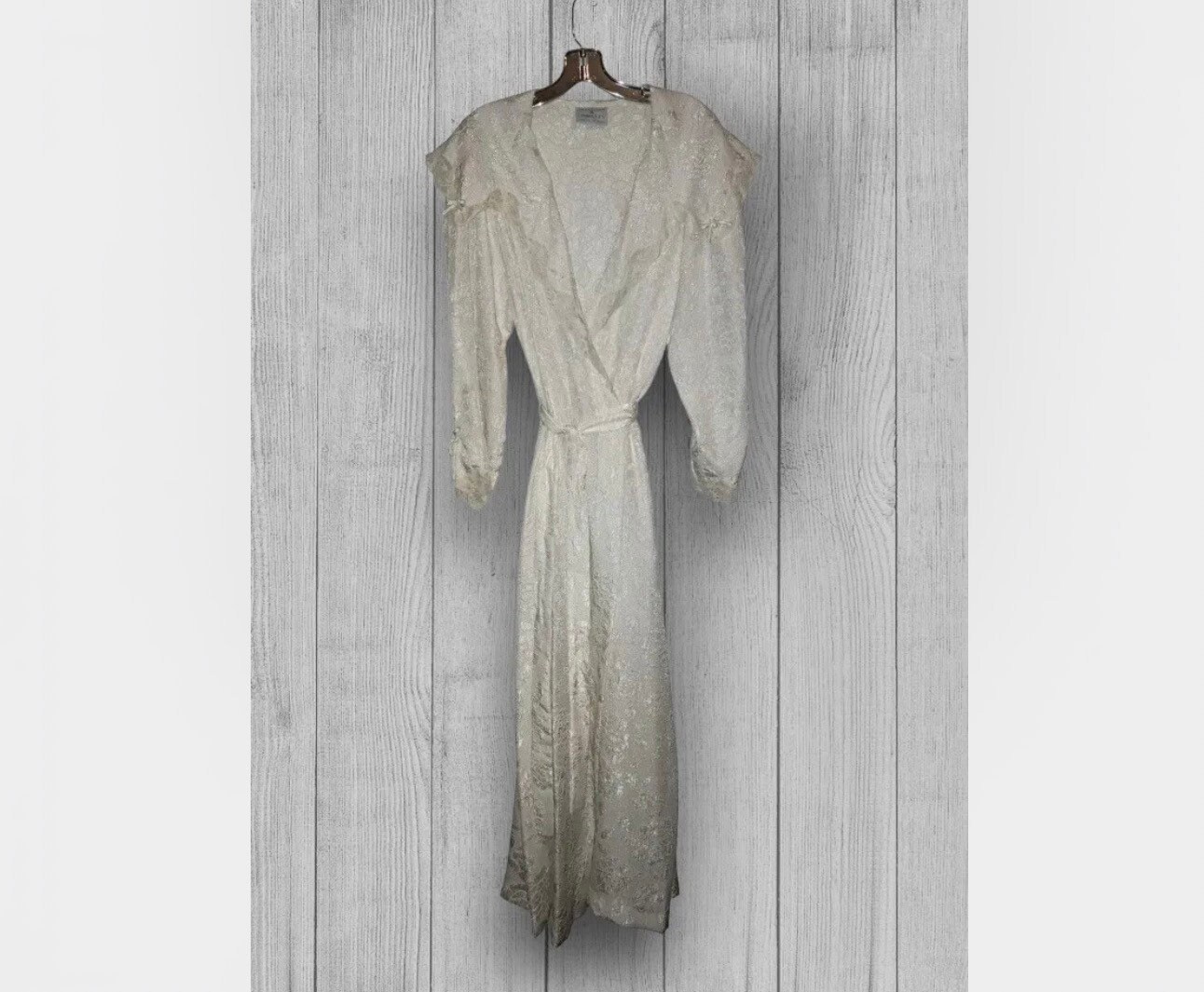 Vintage Gilligan Omalley Bridal Robe Ethereal Cottagecore Wrap Dress ...