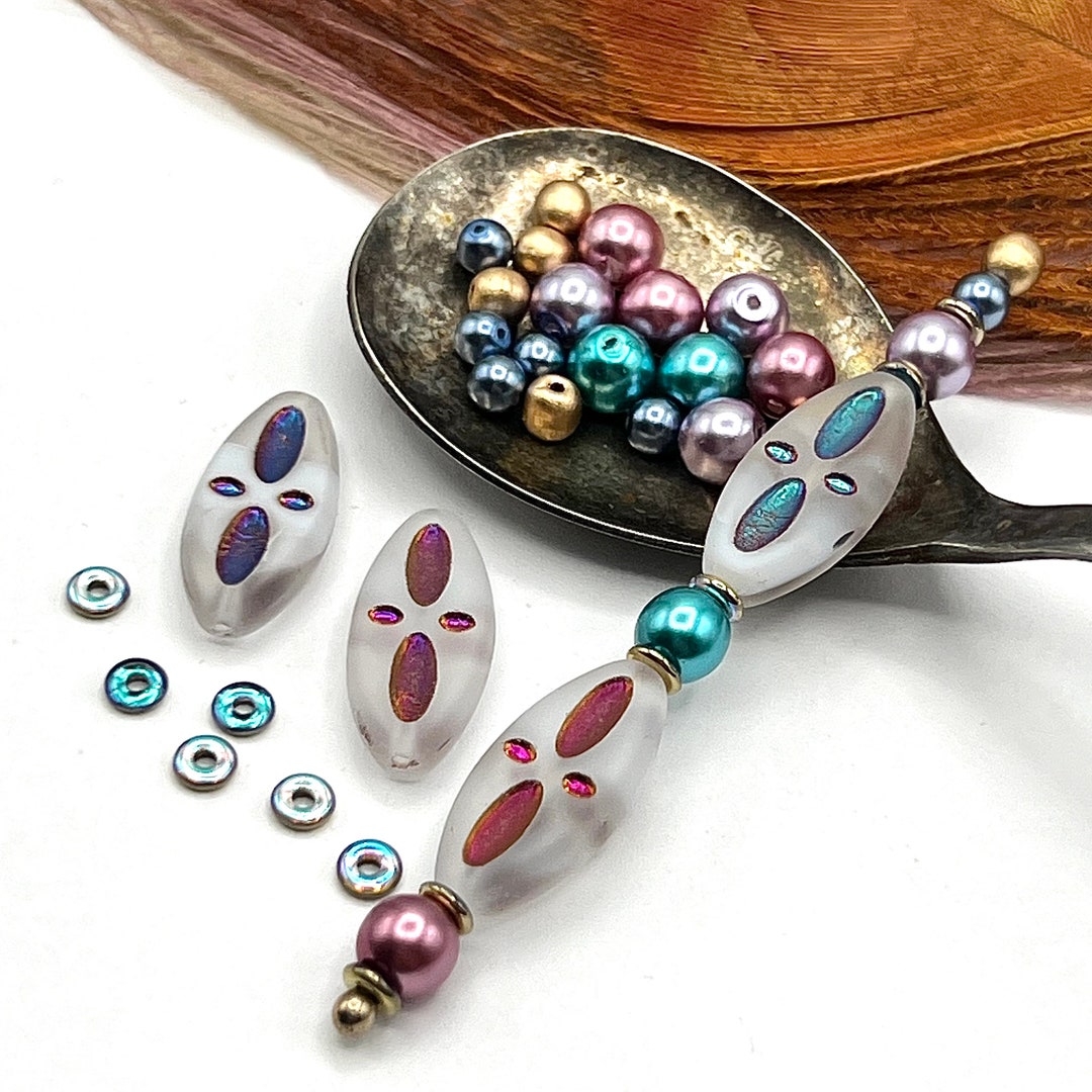 HONORFALLENSALE, Spring Beading, Crystal Spindle, Premium Czech Glass ...