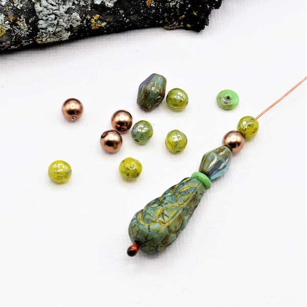 Czech Dragon Scale Beads - Etsy