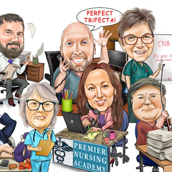 Caricature - Etsy