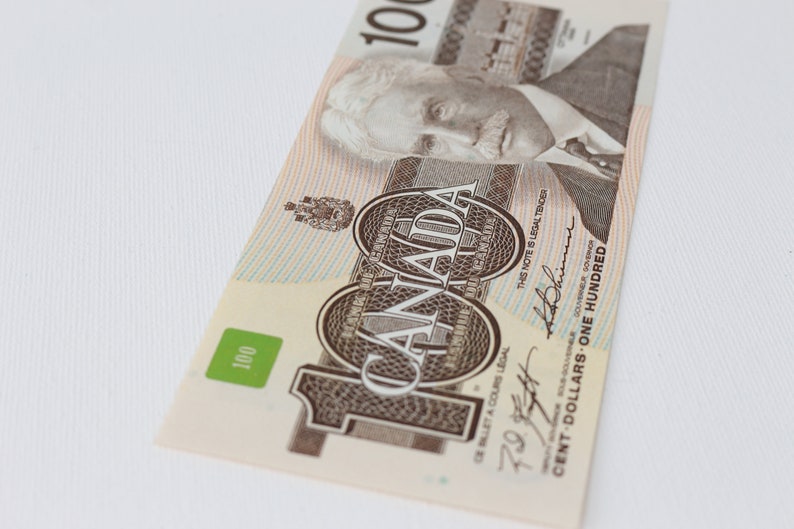 Genuine Canadian 100 Dollar Bill, Canadian Bill, 1988, UNC, Canadian ...