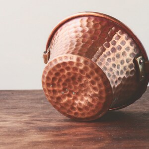 Vintage French Copper Cauldron, Hammered Finish - Etsy