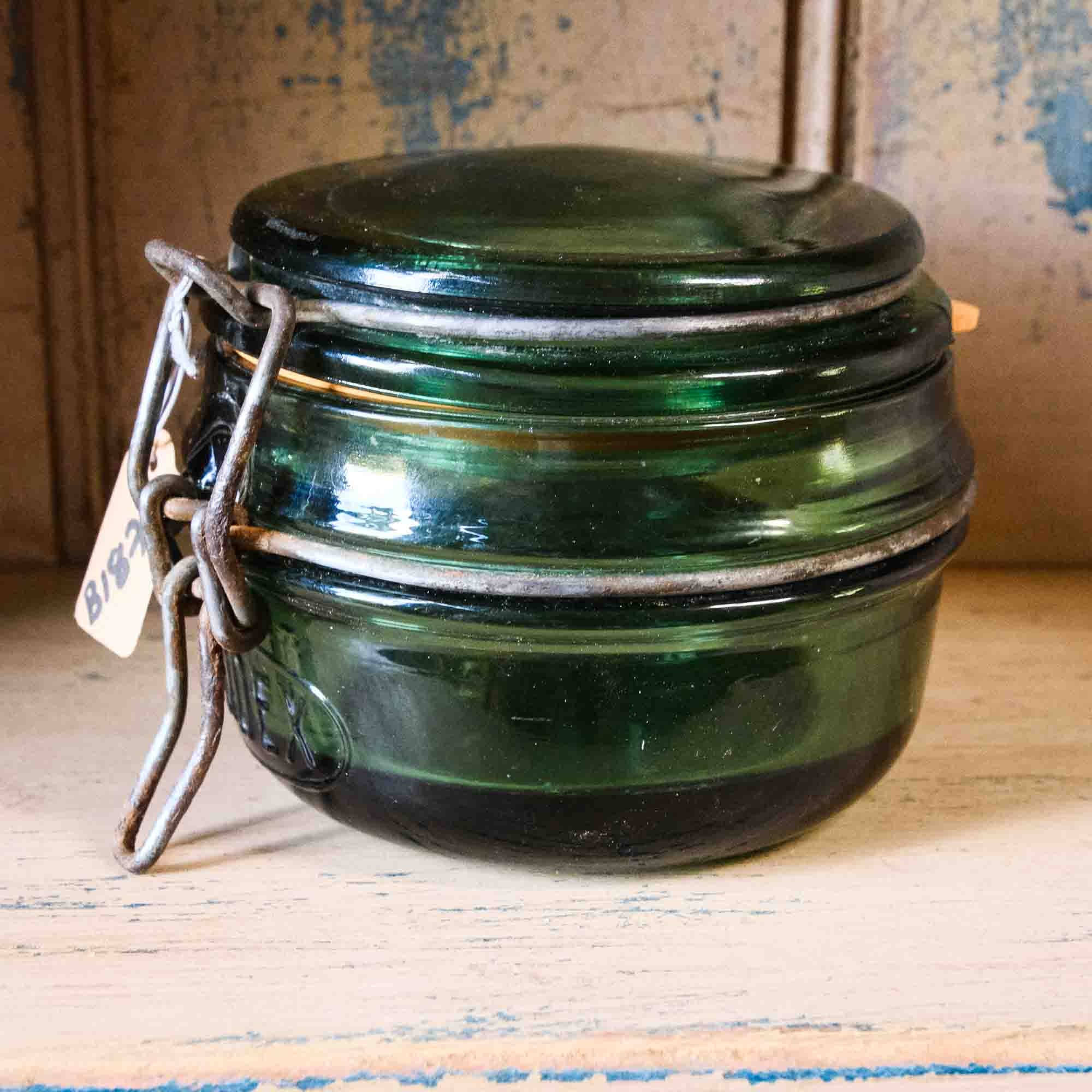 Vintage 250ml Canning / Foie Gras Jar by Solidex French Green Glass ...