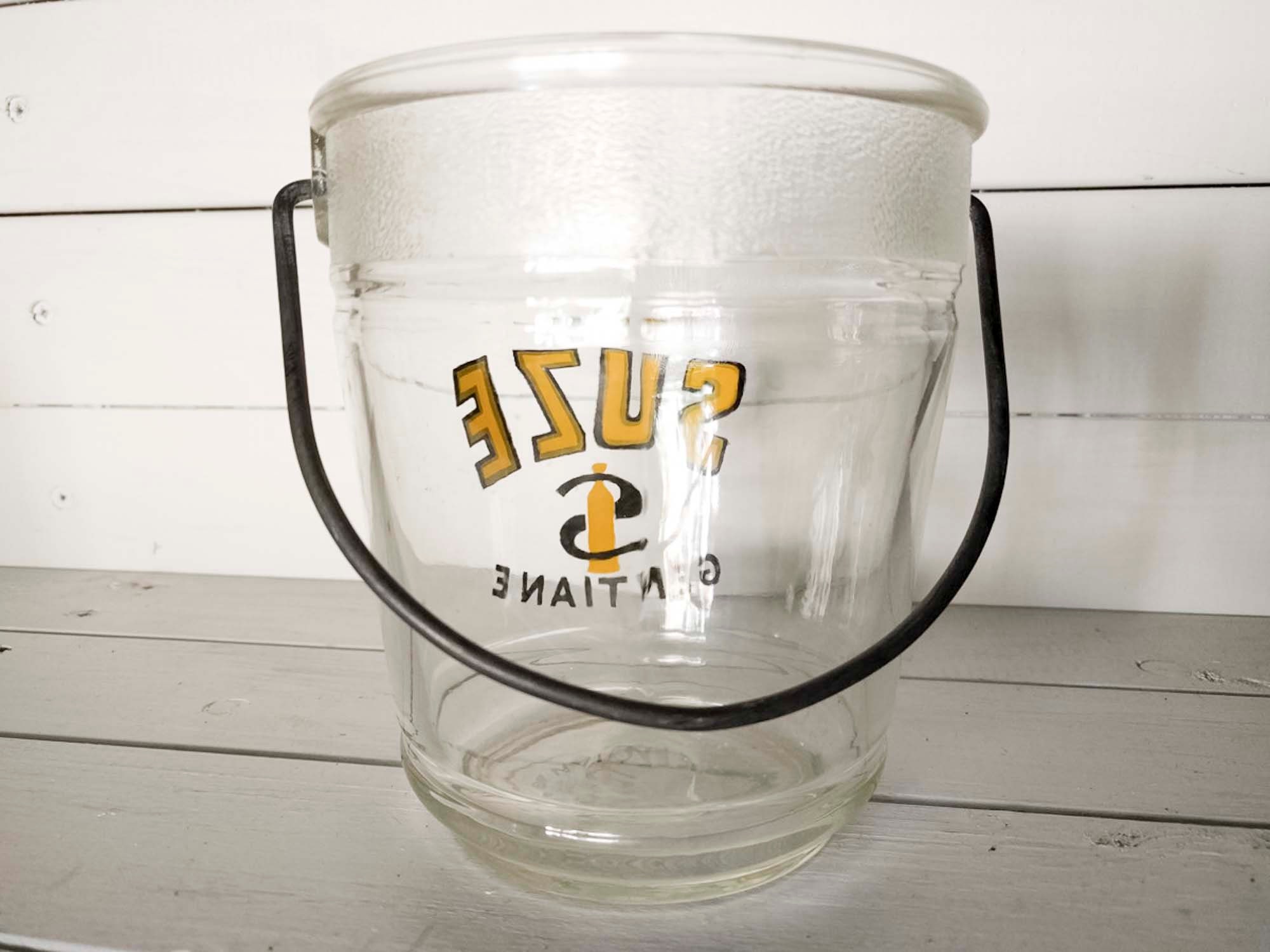 Suze Glass Ice Bucket Gentiane Aperitif Hanging Lantern - Etsy