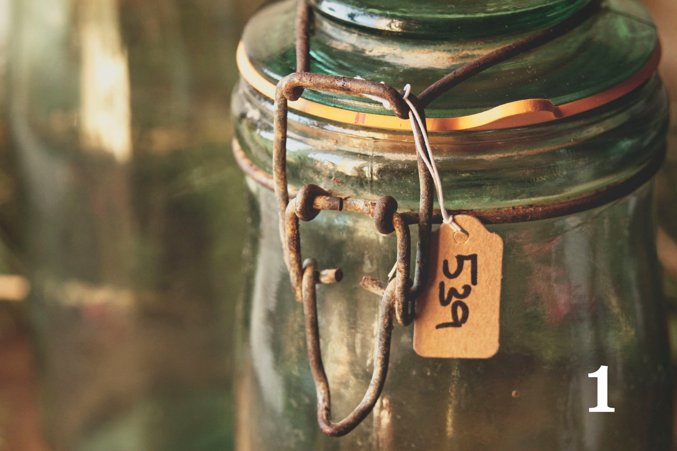 Vintage Canning Jars 1 Litre French Green Glass Metal Clasp, New Seals ...